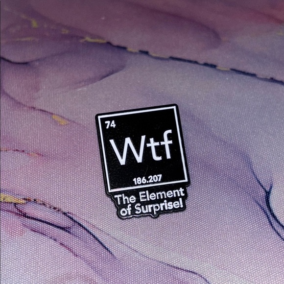 Unbranded | Jewelry | Wtf The Element Of Surprise Funny Periodic Table ...
